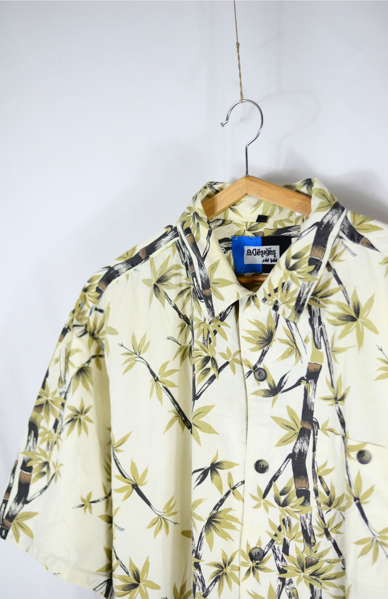 Vintage košile s lístky L/XL :: Felicityfoxs