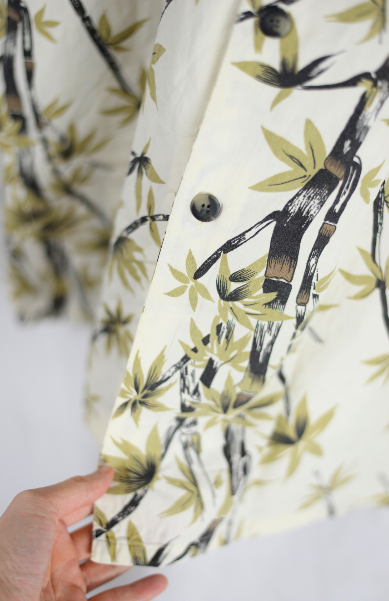 Vintage košile s lístky L/XL :: Felicityfoxs